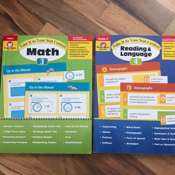 Other | Evan Moor Take It To Your Seat Centers Lot | Poshmark